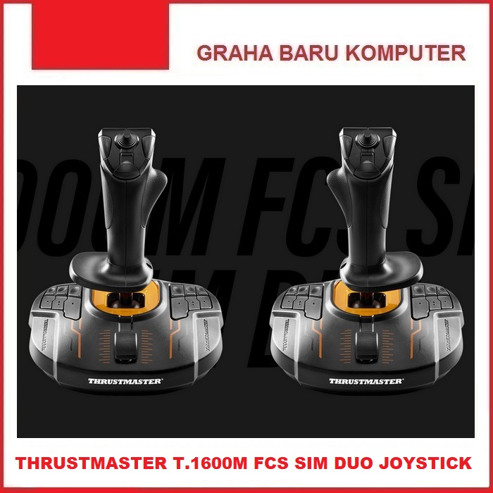 Jual Thrustmaster T.16000M FCS Space Sim Duo Joystick Flight Simulator ...