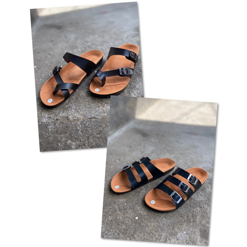 Jual Sandal knip kulit sintetis | Shopee Indonesia