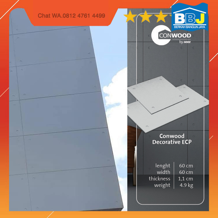 Jual CONWOOD Decorative Panel ECP 60x120cm / Conwood Dinding | Shopee ...