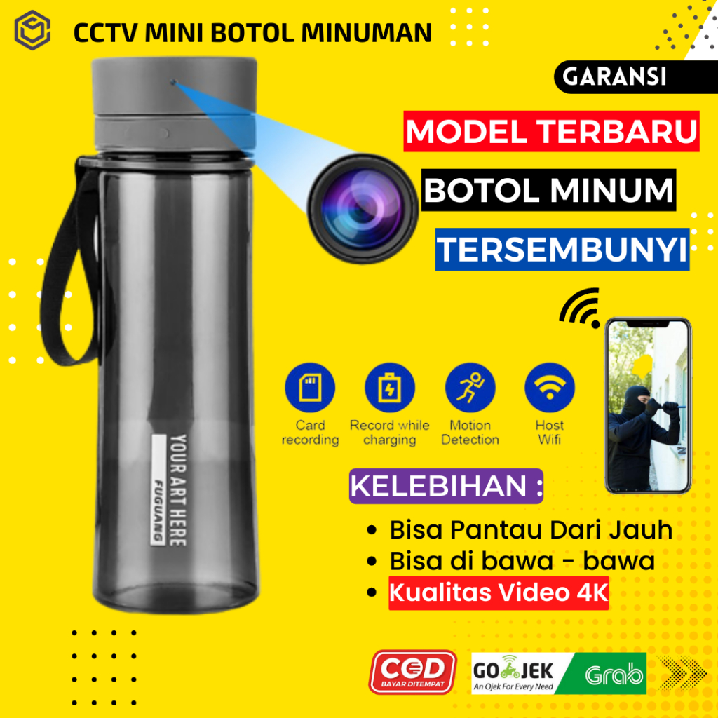 Jual KAMERA MINI TERSEMBUNYI TANPA KABEL TERHUBUNG HP CAMERA CCTV KECIL ...