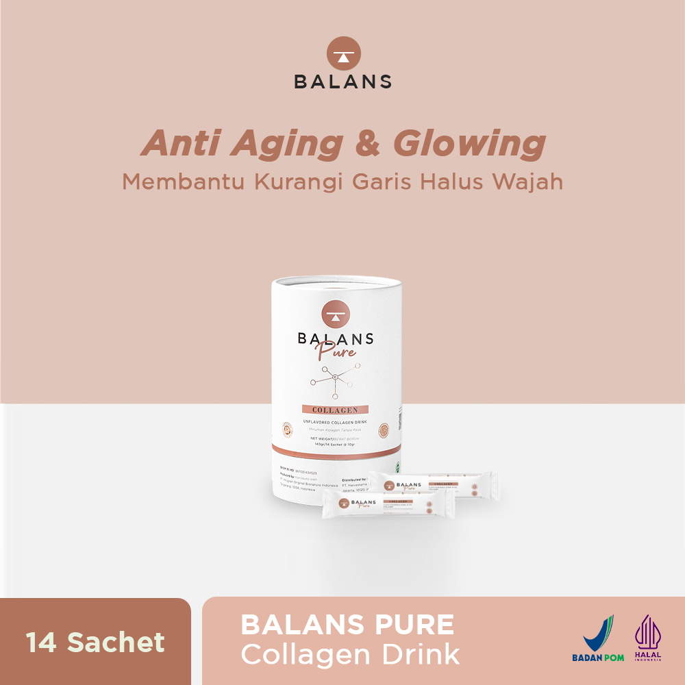 Jual Balans Pure | Collagen Drink - isi 14 sachet | Shopee Indonesia