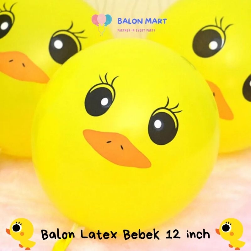 Jual Balon Latex Bebek 12 inch (satuan) | Shopee Indonesia