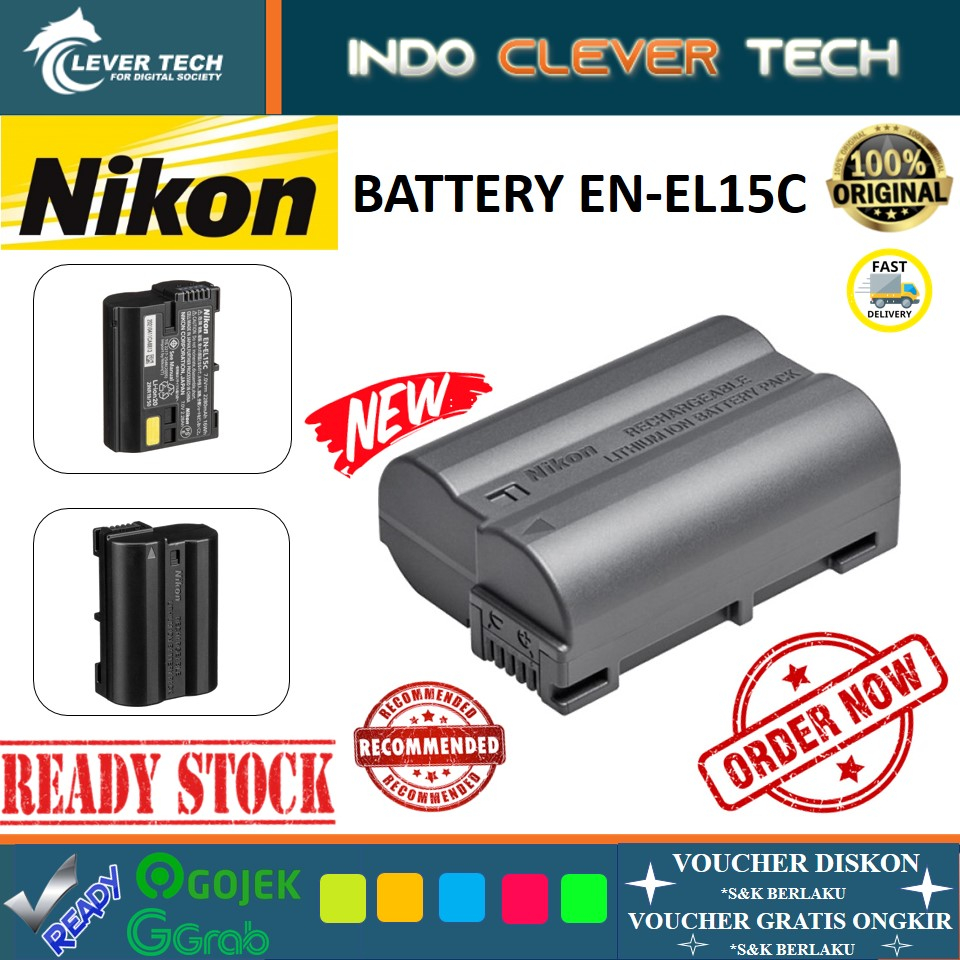 Jual Nikon EN-EL15c Rechargeable Lithium-Ion Battery | Shopee Indonesia