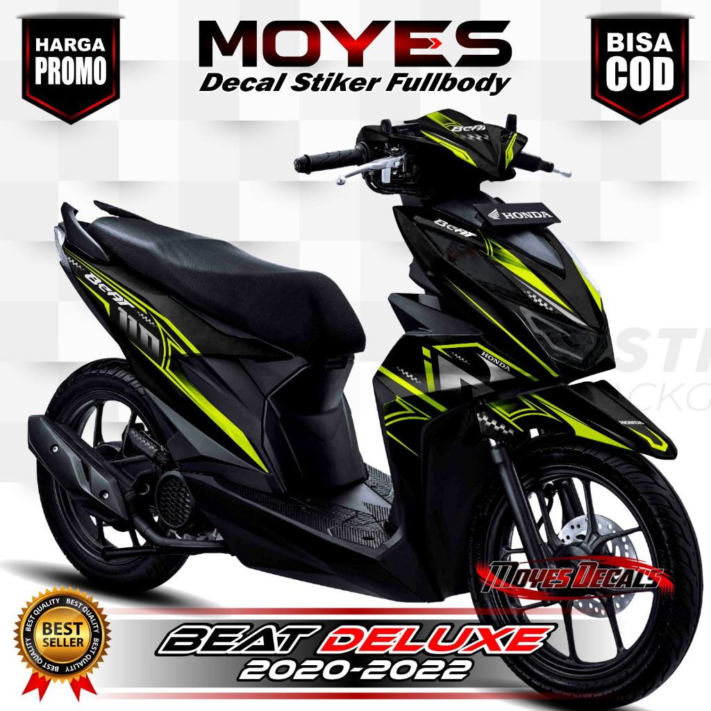 Jual Decal Sticker BEAT 2020 Deluxe Fullbody new fi techno - decal ...