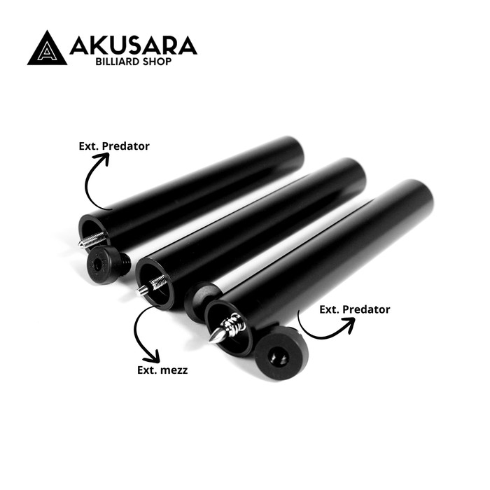 Jual Alumunium Extension 20cm for Mezz Predator Fury Buttom Cue Stik ...