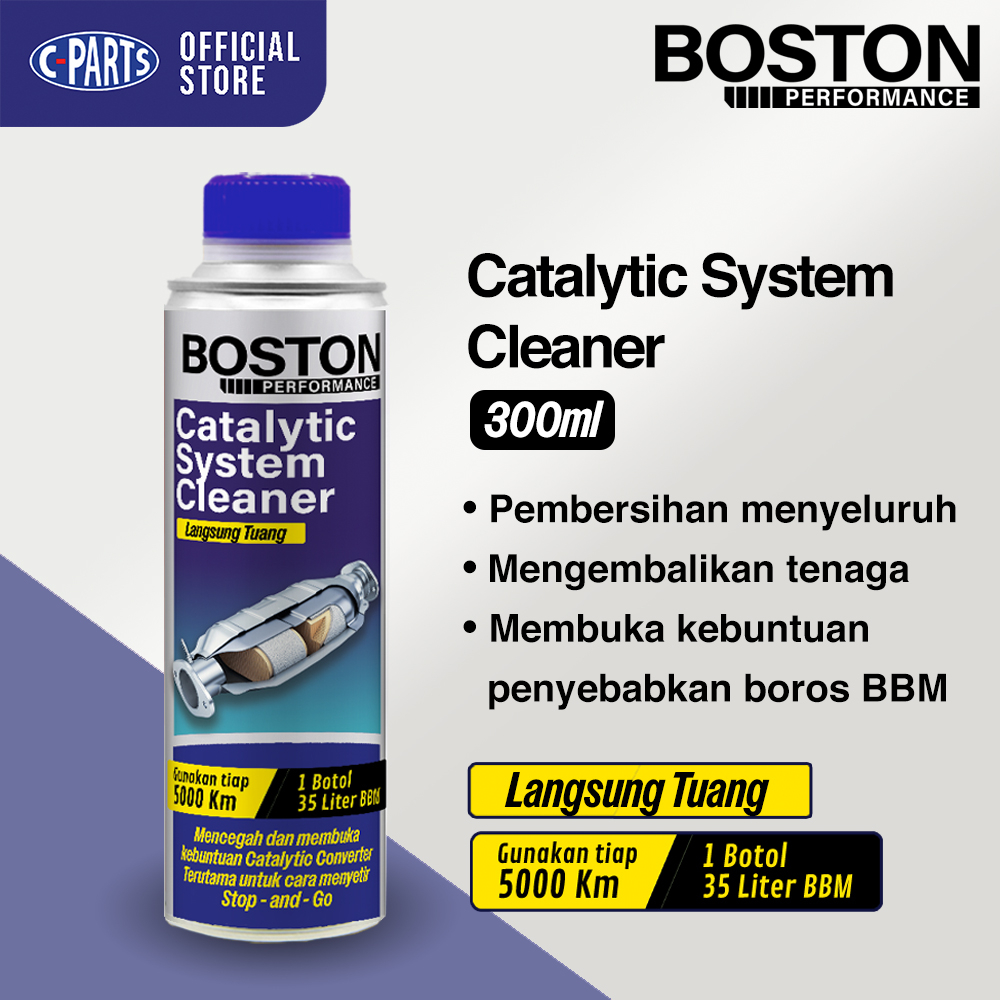 Jual CATALYTIC SYSTEM CLEANER Boston 300ml | Shopee Indonesia
