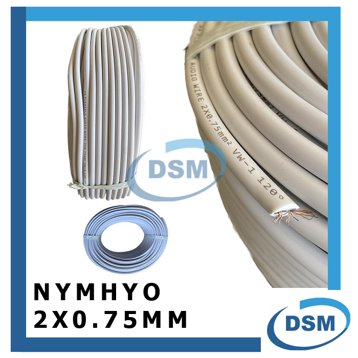 Jual KABEL LISTRIK PUTIH NYMHY 2 x 0.75MM 2x0.75 ISI 2 METERAN NYMHYO 0 ...