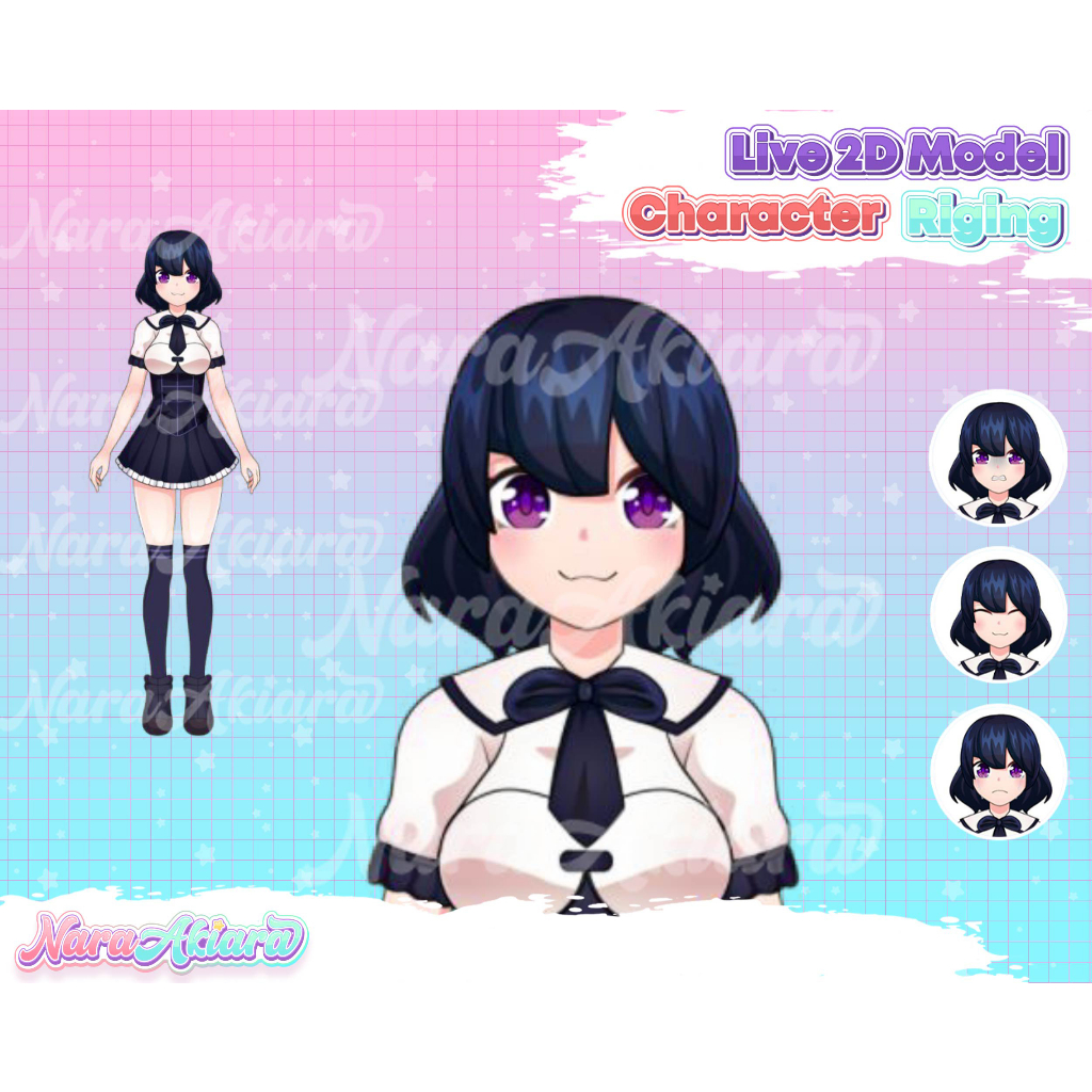 Jual Jadilah VTuber Impian Anda dengan Karakter VTuber Anime Live2D ...