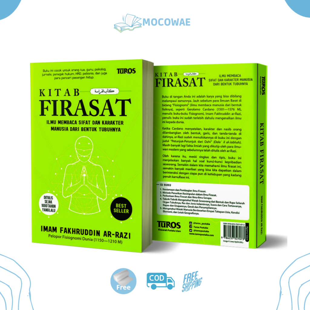Jual Buku Kitab Firasat Panduan Ilmu Fisiognomi Membaca Sifat Karakter ...