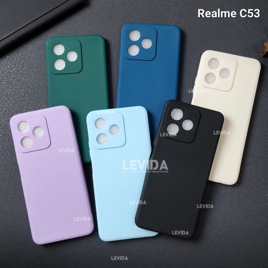 Jual Realme Note 50 Realme C53 Realme C51 Macaron Square Softcase Candy ...