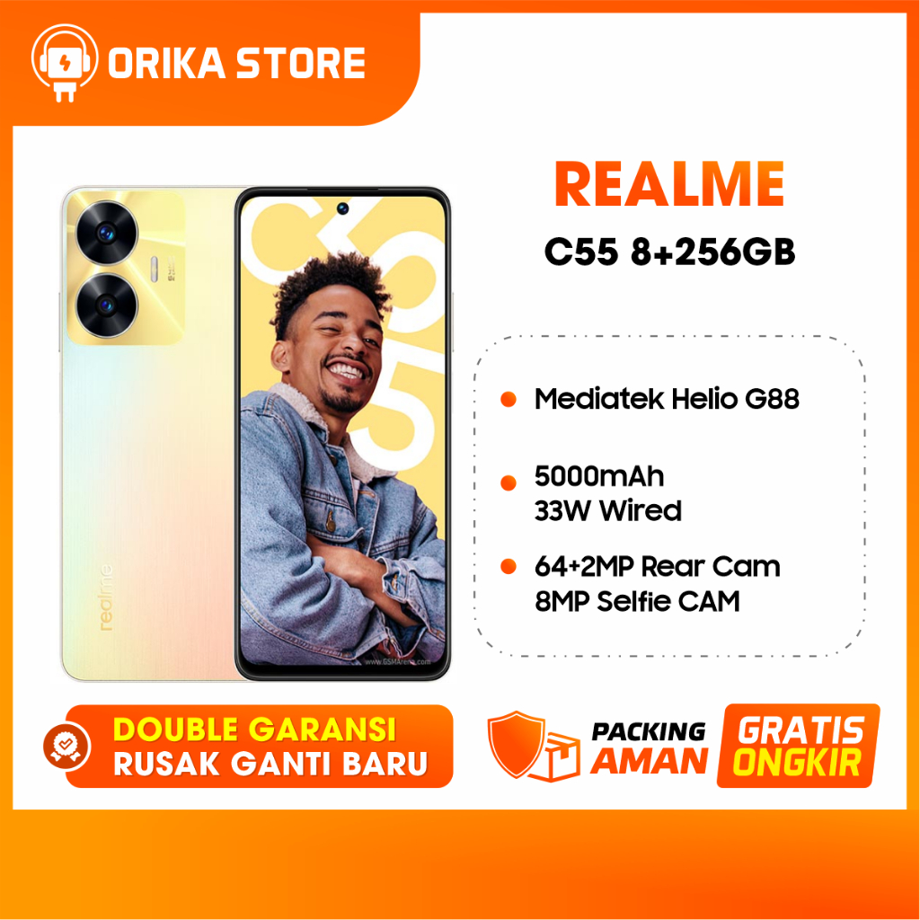 Jual Realme C55 NFC 8/256GB & 6/128GB Garansi Resmi 12 Bulan (ORK ...