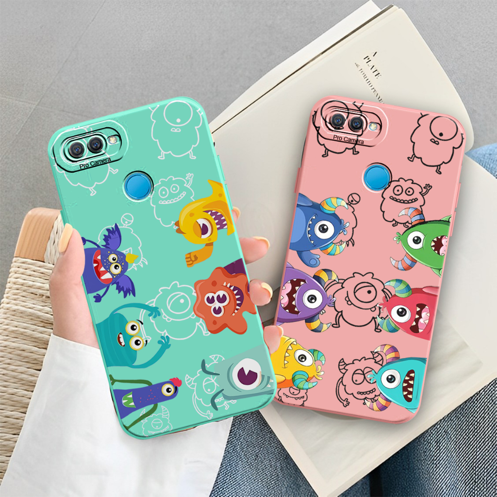 Jual [Ops1] Case Oppo A5S/A12/ A7/A11k/F9/REALME 2 PRO Motif Kuman ...