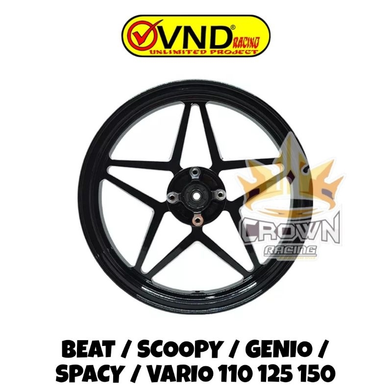 Jual Velg VND Vspeed V Speed V-Speed Bintang V1 Gen 1 Ring 14 Beat / Scoopy / Genio / Spacy ...