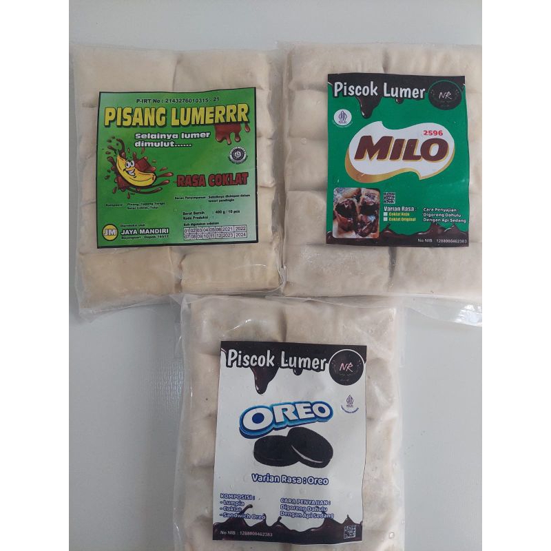 Jual Aneka Piscok Lumer Frozen | Pisang Coklat Lumer aneka rasa isi 10 ...