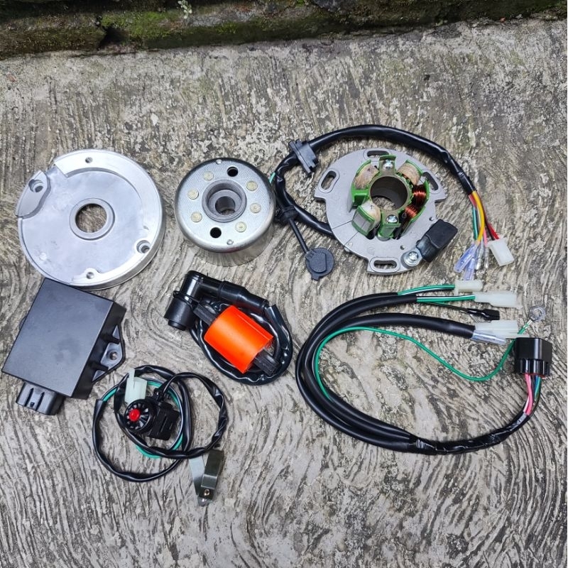 Jual magnet YZ | pengapian lengkap YAMAHA YZ 125 | fullset | Shopee Indonesia