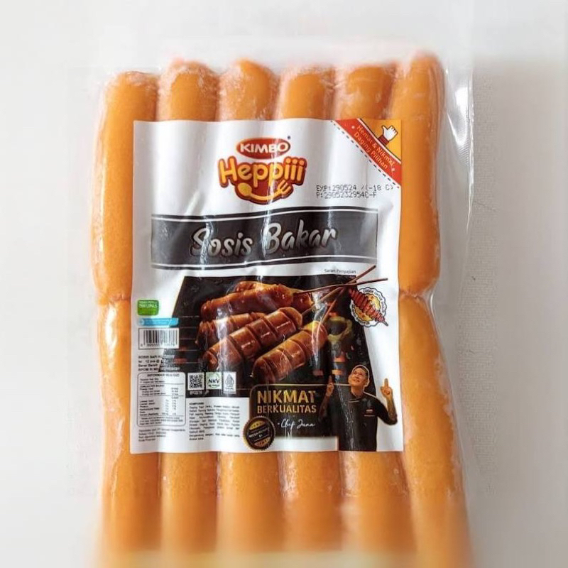 Jual kimbo heppi sosis sapi bakar mini isi 12 550 gr | Shopee Indonesia