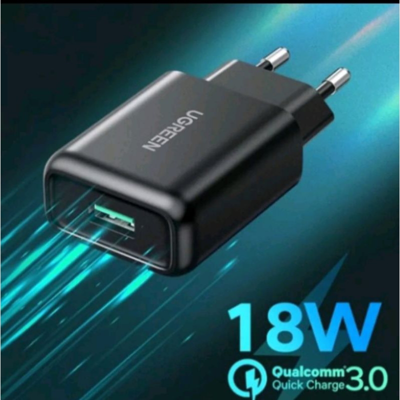 Jual Kepala charger merk UGreen 18 watt | Shopee Indonesia