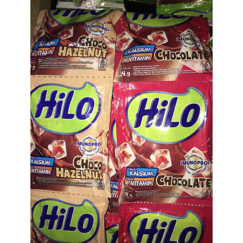 Jual HILO minuman sachet 1 renceng isi 10 sachet chocolate hazelnut ...