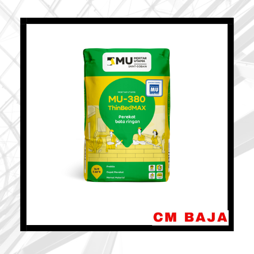Jual Semen Mortar Utama MU-380 40kg Perekat Bata Ringan | Shopee Indonesia
