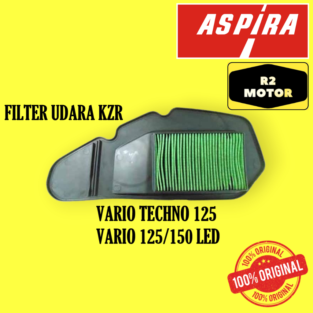 Jual FILTER SARINGAN UDARA KZR ASPIRA VARIO TECHNO 125 150 FI CBS ISS ...