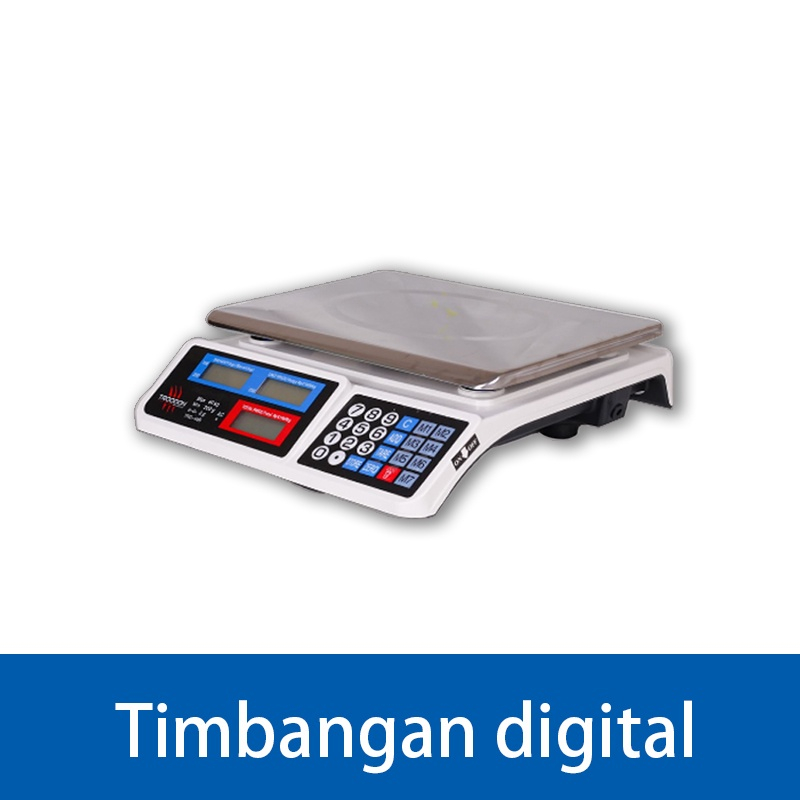 Jual Timbangan Buah Digital 40KG/ Digital Computing Scale Double Display | Shopee Indonesia