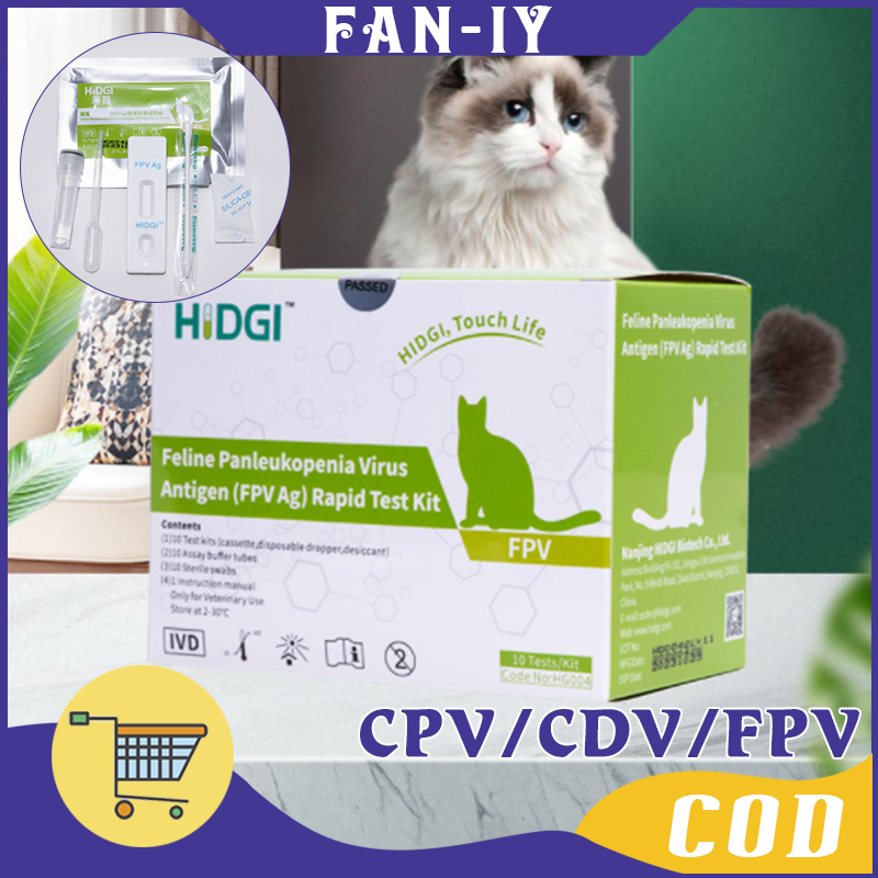 Jual CDV Distemper Rapid Diagnostic Test Kartu / Test Kit FPV CPV ...