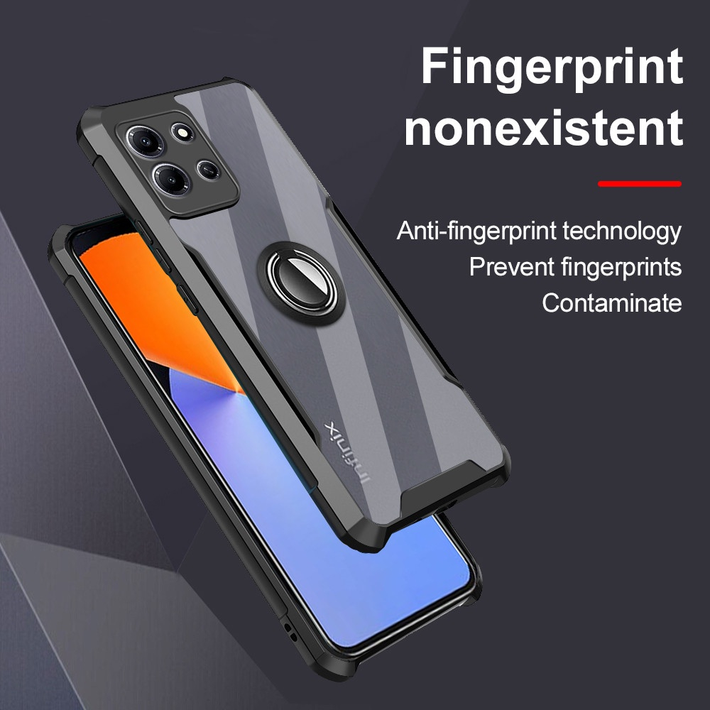 Jual Case Infinix Note 30 30 PRO Ring Transparan CLEAR Armor Casing Bumper | Shopee Indonesia
