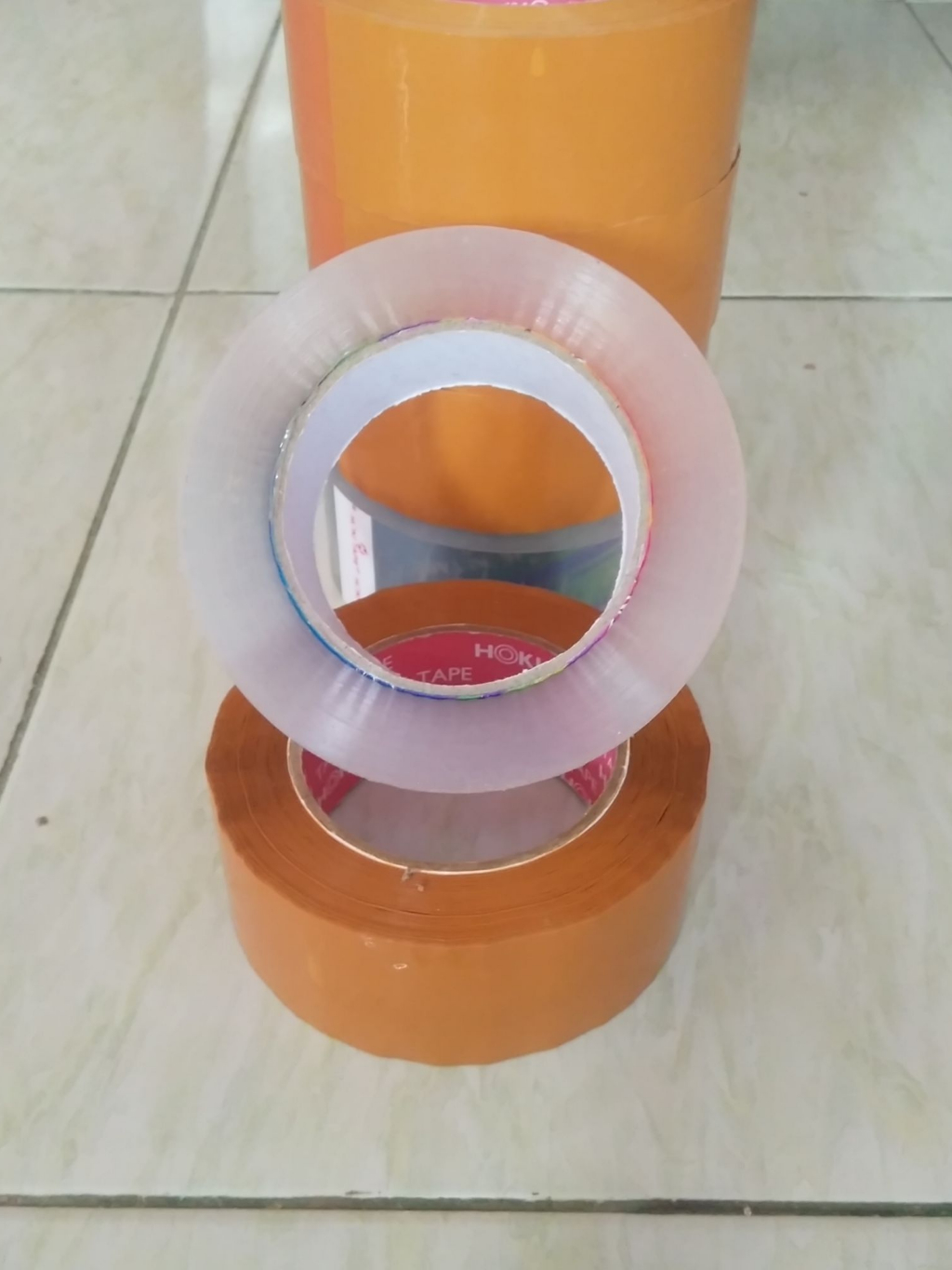 Jual lakban bening ukuran 200 yard lebar 4.5 cm isolasi solasi besar ...