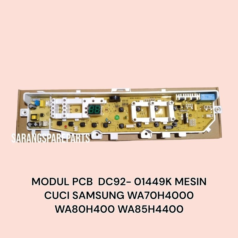 Jual MODUL MESIN CUCI SAMSUNG 01449K WA70H4000 / PCB MODUL MESIN CUCI ...