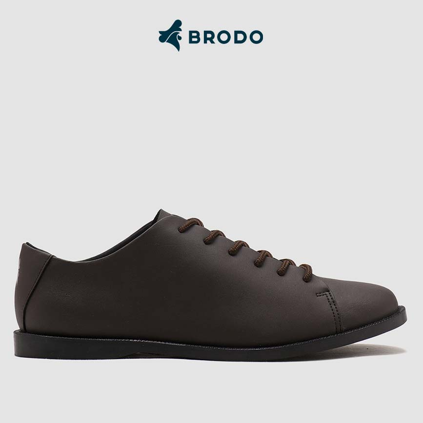 Jual BRODO - Sepatu Ponte Eco Dark Choco | Shopee Indonesia