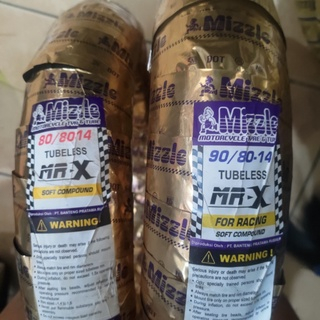 Jual Paket Ban Mizzle Tubeless 80/80-14 dan 90/80-14 MRX MR X MR-X ...