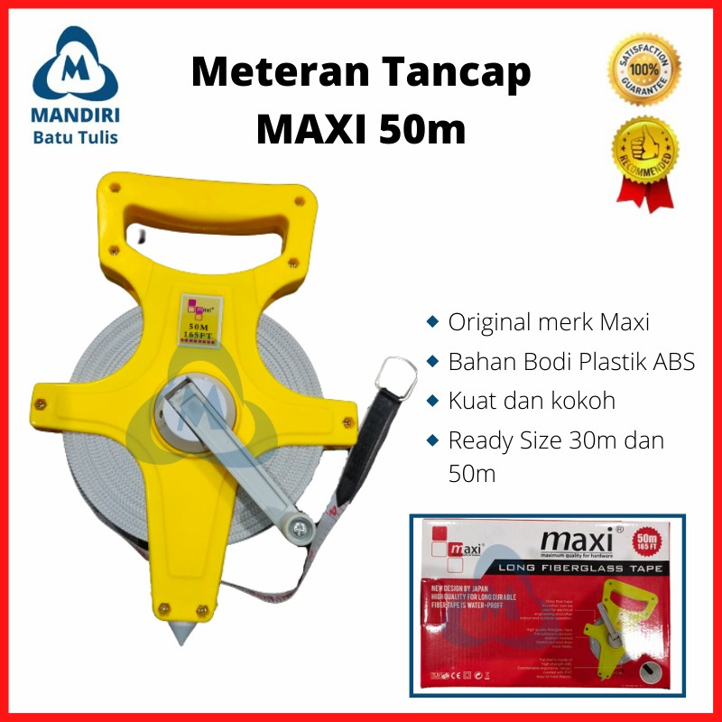 Jual Meteran Roll Tancap 50 meter - Meteran Tanam - Meter Tanah Gulung ...