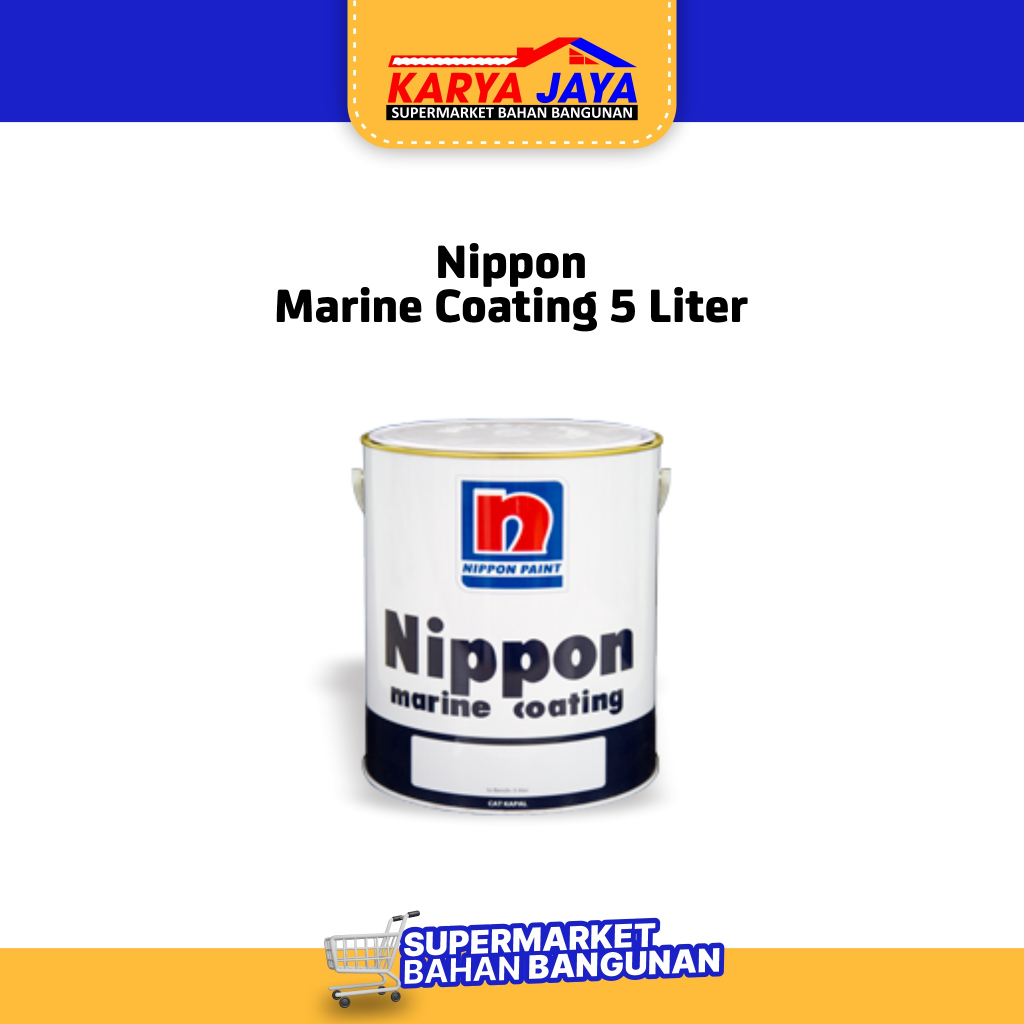 Jual Cat Kapal Nippon Paint Nippelux Enamel Marine Coating 5 Liter | Shopee Indonesia