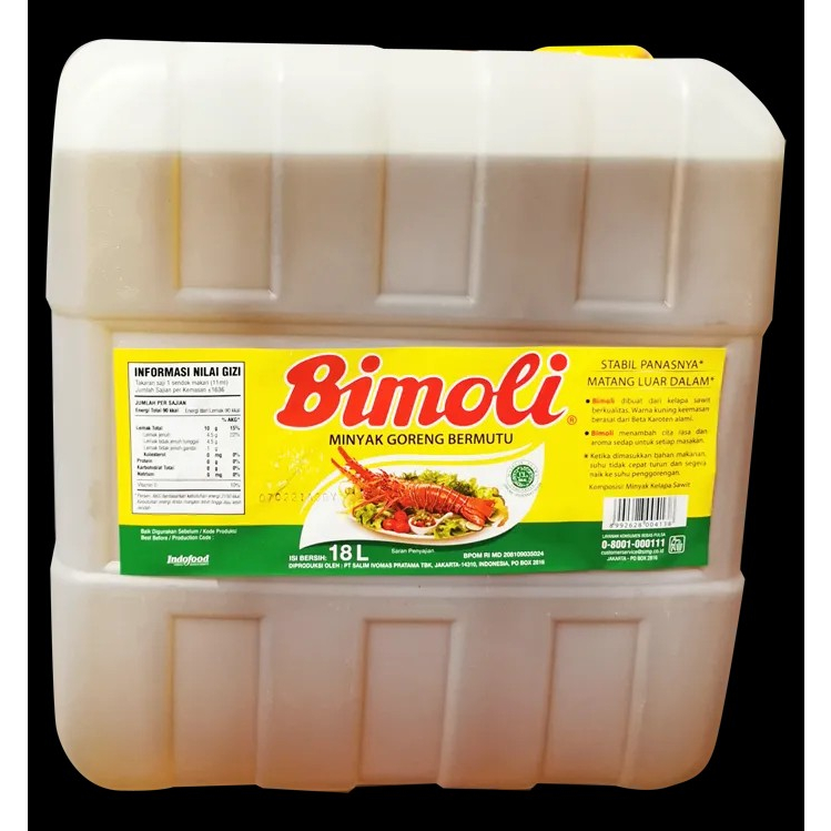 Jual Minyak Bimoli / Cooking Oil Bimoli - 18 ltr | Shopee Indonesia