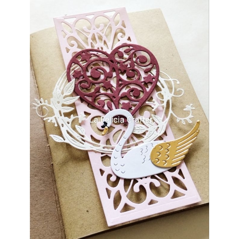 Jual La Felicia Paket Jurnal Wedding Angsa Untuk DIY/Hiasan Frame ...