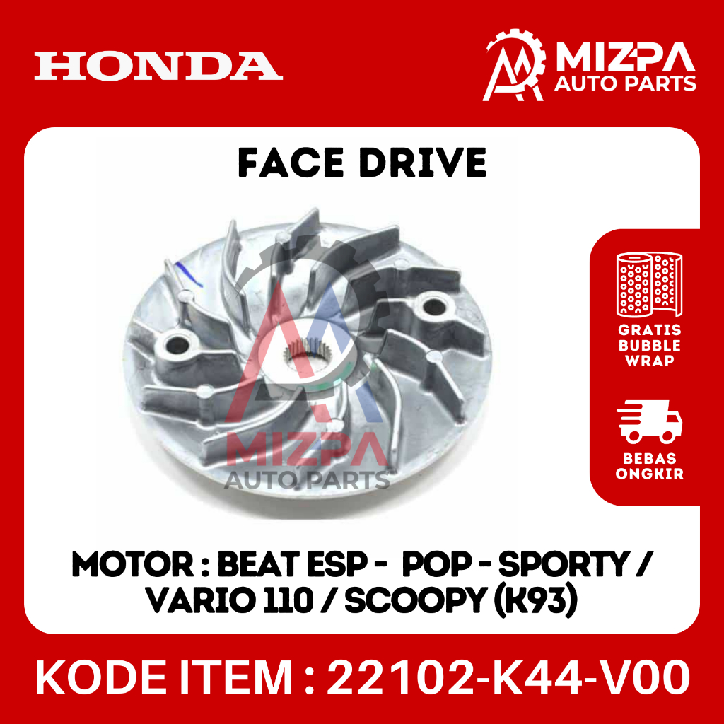 Jual HONDA 22102-K44-V00 Face Drive Beat eSP POP Sporty Vario 110 ...