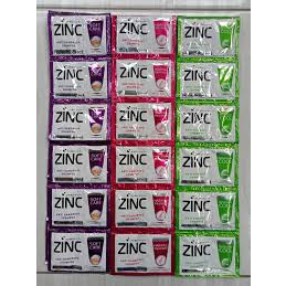 Jual SHAMPO ZINC RENCENG 10ML ISI 12 SACHET (1 SACHET ISI 2 PCS ...