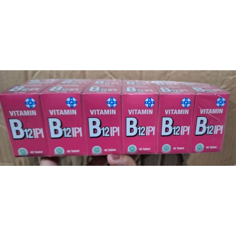 Jual Vitamin B12 ipi isi 45 tablet original | Shopee Indonesia