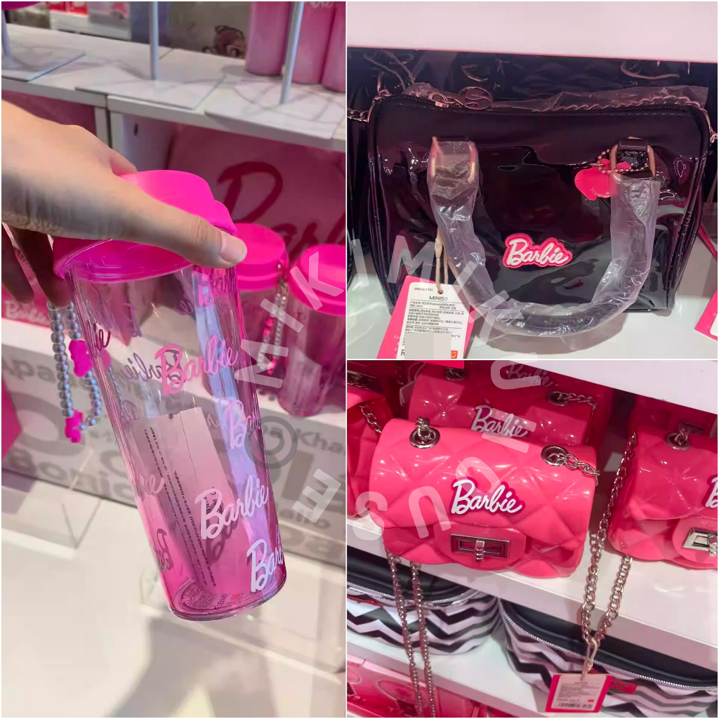 Jual MINISO X BARBIE SPECIAL COLLAB BAG TAS OFFICIAL MERCH MERCHANDISE ...