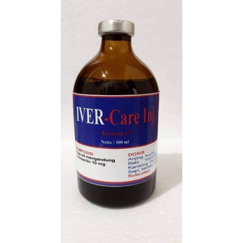 Jual IVER-Care INJ.Anti endo dan ecto parasit (Cacing, kutu/scabies ...
