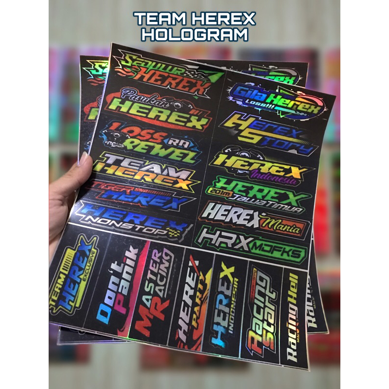 Jual STICKER RACING PACK STIKER MOTOR HOLOGRAM RCB ISI 28pcs | Shopee ...