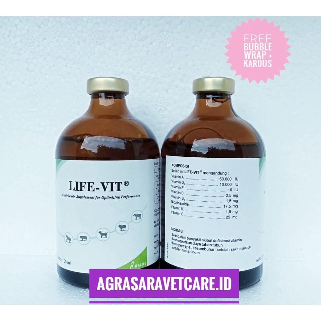 Jual Life Vit 100 ml (MULTIVITAMIN Inj.)- LIKE INJECTAMIN, ADE PLEX inj ...