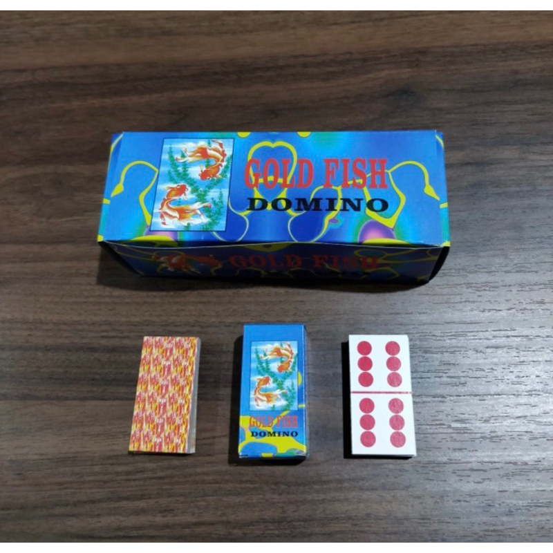 Jual Kartu Domino Gaple Gobhui Gold Fish / Domino Card Murah / Gapleh ...