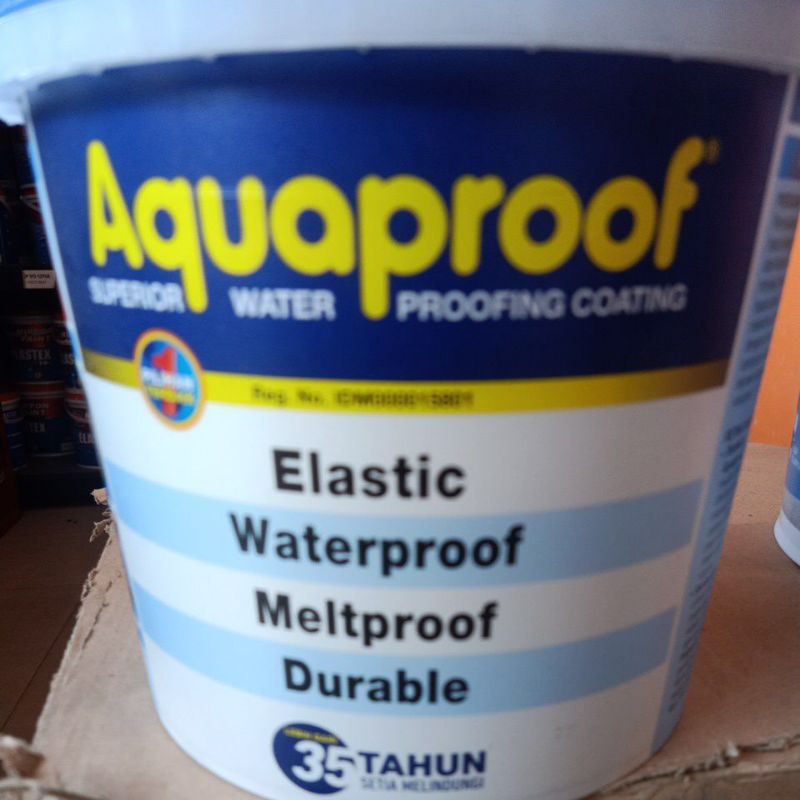 Jual AQUAPROOF CAT WATERPROOFING 20KG (PAIL) MURAH 100%/KHUSUS ...