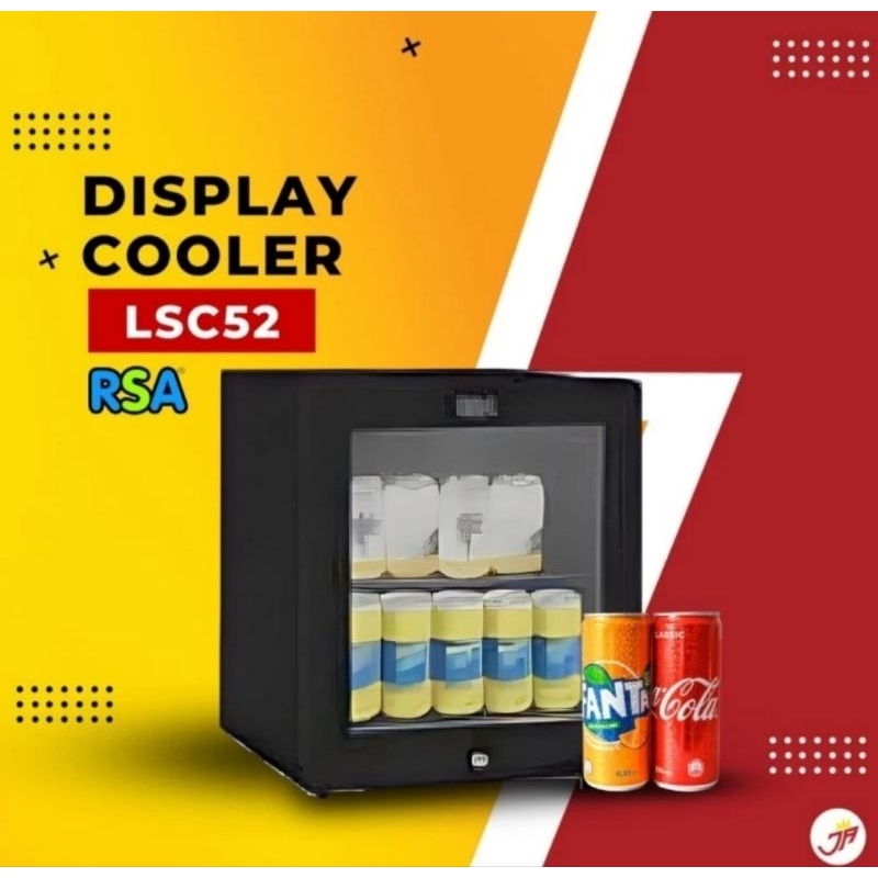 Jual RSA LSC 52 Kulkas Showcase Mini Bar 52 Liter 90 Watt LSC52 ...