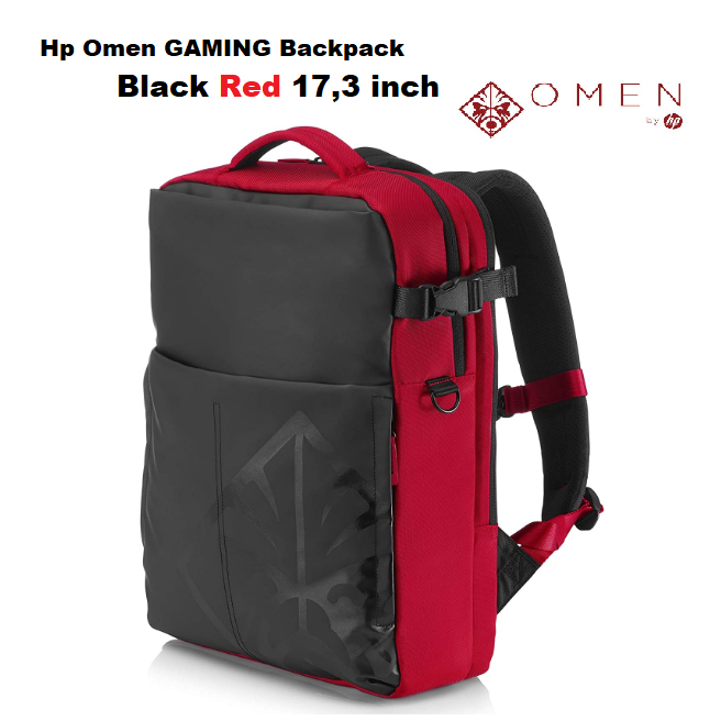 Jual Tas ransel Backpack HP OMEN Black Red Gaming Water Resistent ...