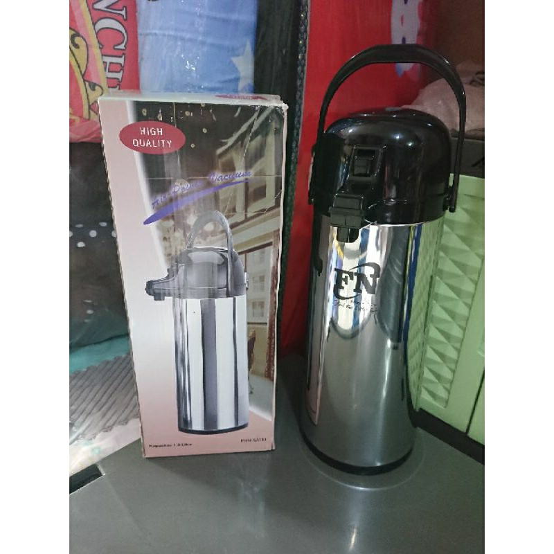 Jual Vacuum Flask Termos Pompa Stainless Steel FN 1,9L Thermos Airpot ...