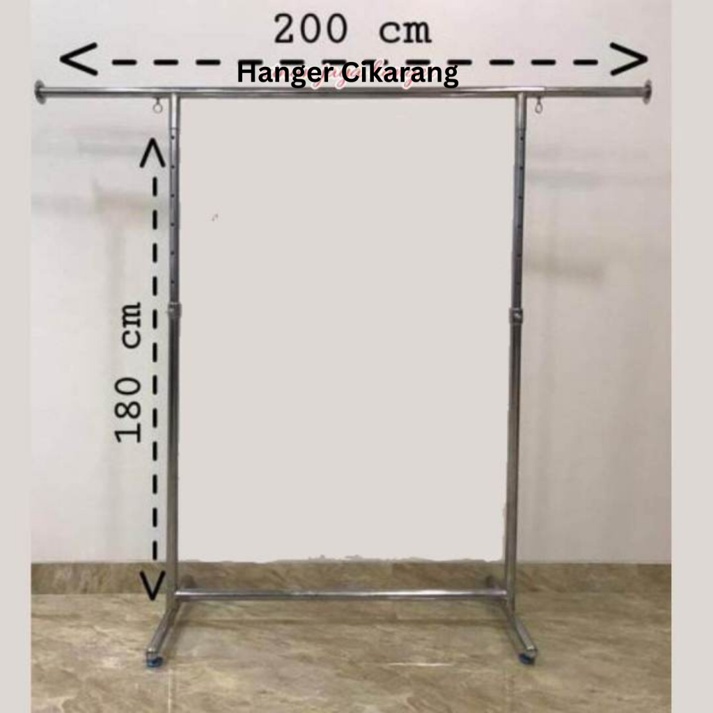 Jual Hanger Gawang Tarik Samping PB Pipa Besar | Shopee Indonesia