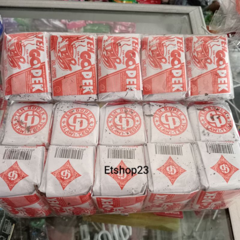 Jual [Pack]Teh Gopek Merah Slawi 40 gram Isi 10 pcs | Shopee Indonesia