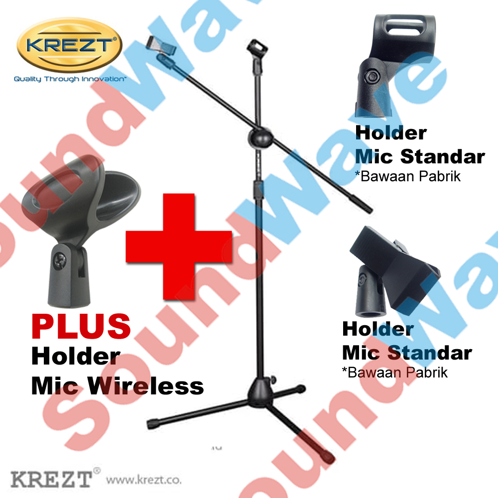 Jual ORIGINAL KREZT NB 200 STAND MIC BOOM STRAIGHT | 3 JENIS HOLDER ...